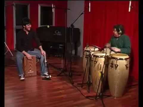 Paquito González + Giovanni Hidalgo: cajón y tumbadoras