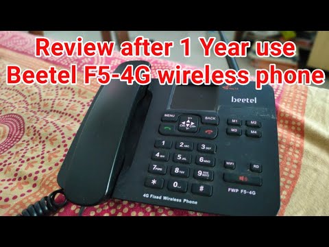 Feedback review after 1 year of Beetel FWP F5-4G wireless phone @IndianYakker - YouTube