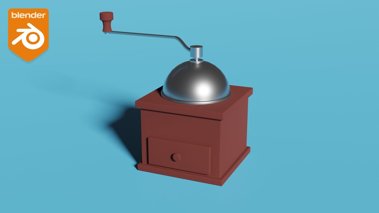 Manual Coffee Grinder in Blender | Tutorial - YouTube