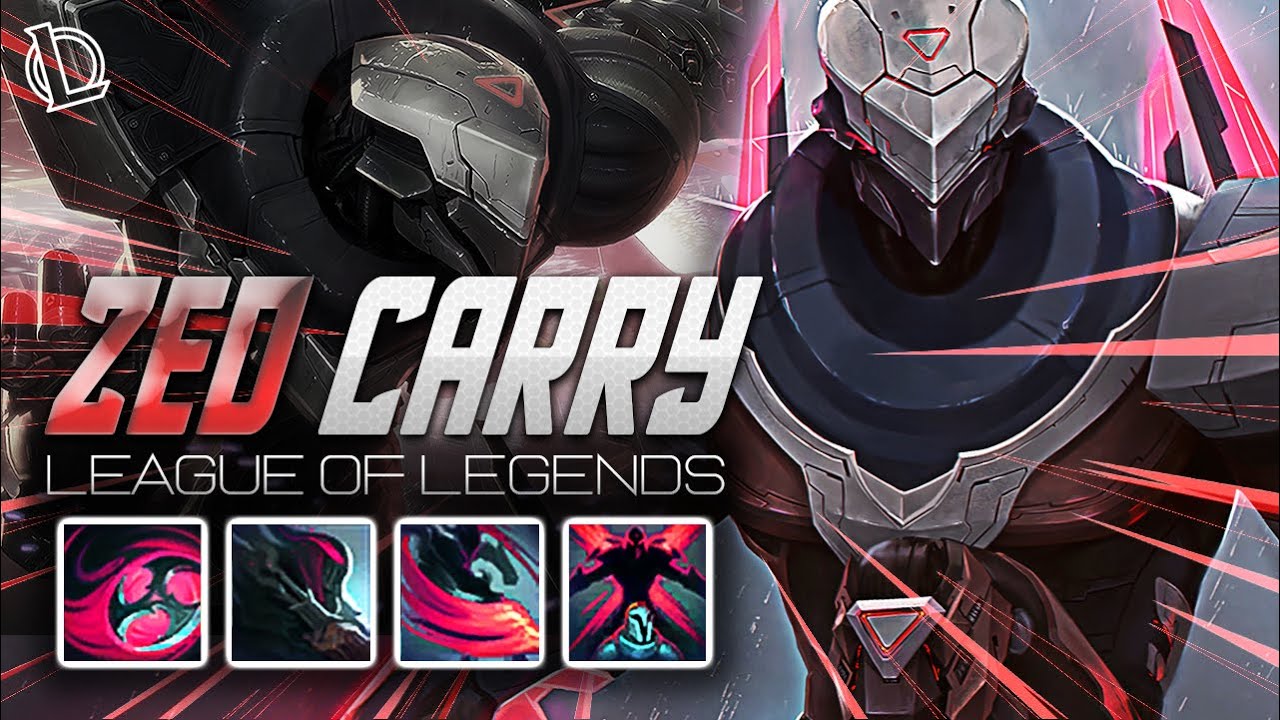 ZED MONTAGE - ZED CARRY | Ez LoL Plays [60 FPS] - YouTube