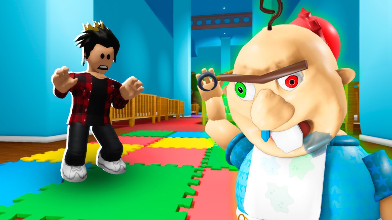 ESCAPE DO BABY BOBBY'S DAYCARE MODO HARD! ROBLOX - YouTube