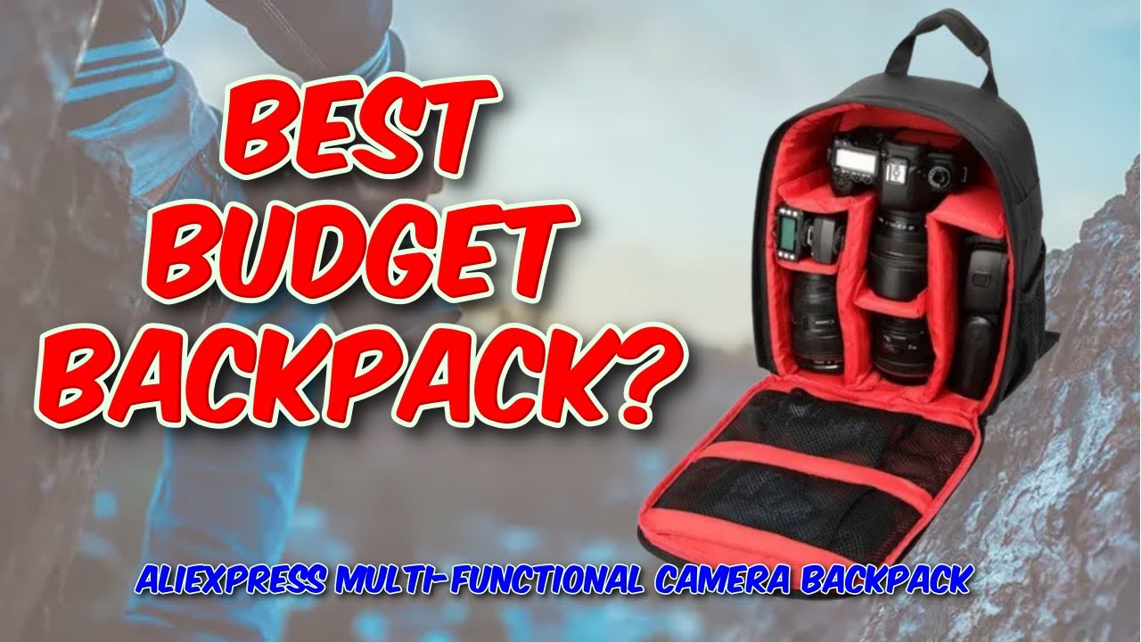 AliExpress Multi-functional Camera Backpack Review - YouTube