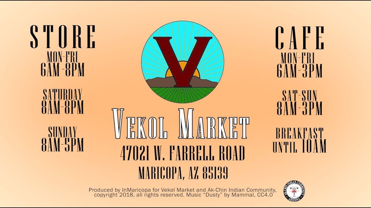 Vekol Market - Maricopa AZ - YouTube
