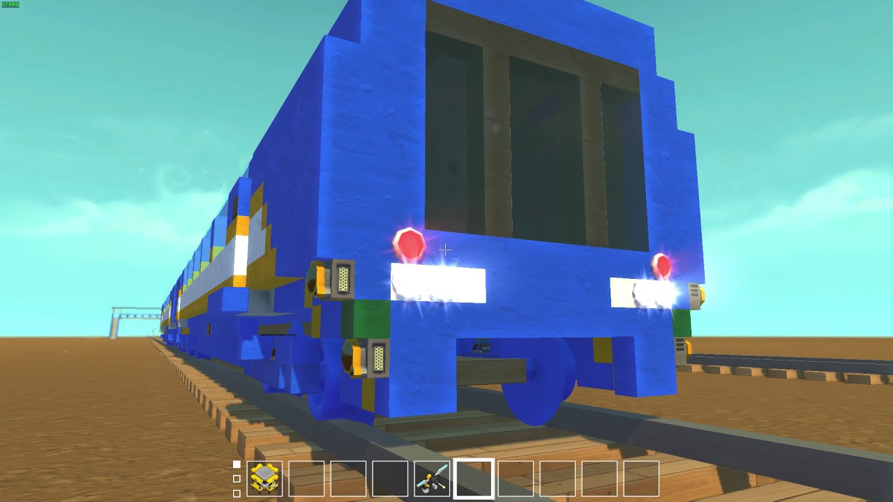 Scrap Mechanic - Fully Functioning Metro Train with Sliding Doors and ...