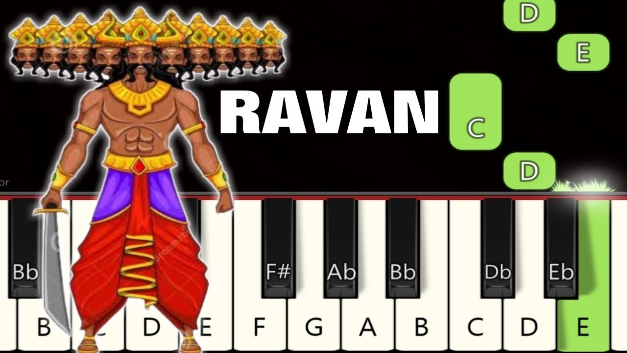 Ravan Dialogue MIX 🔥🔥🔥 | Piano tutorial | Piano Notes | Piano Online # ...