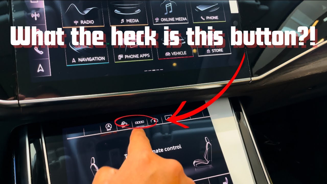 Maximize your Audi experience with this button! (Q8etron/Q8/Q7/A7/A6 ...