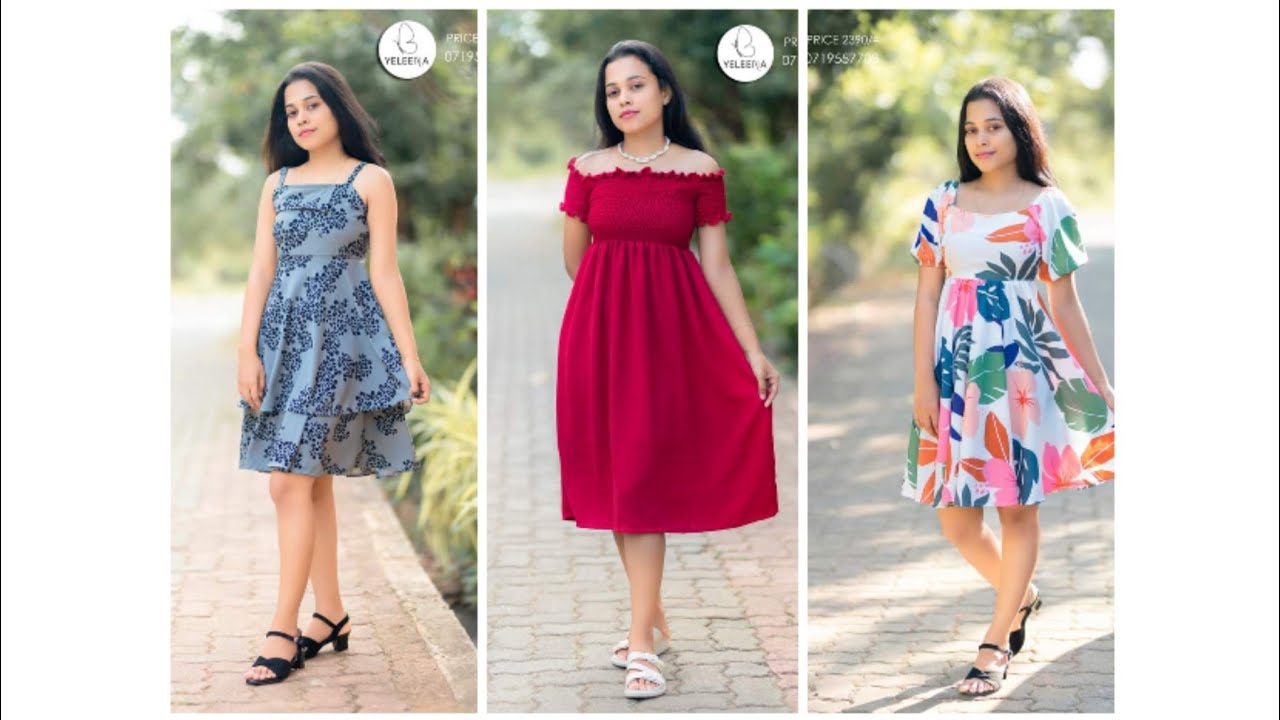 New Frock Design For Girls 2024 ||Part 6|| ලස්සන ගවුම් විලාසිතා - YouTube