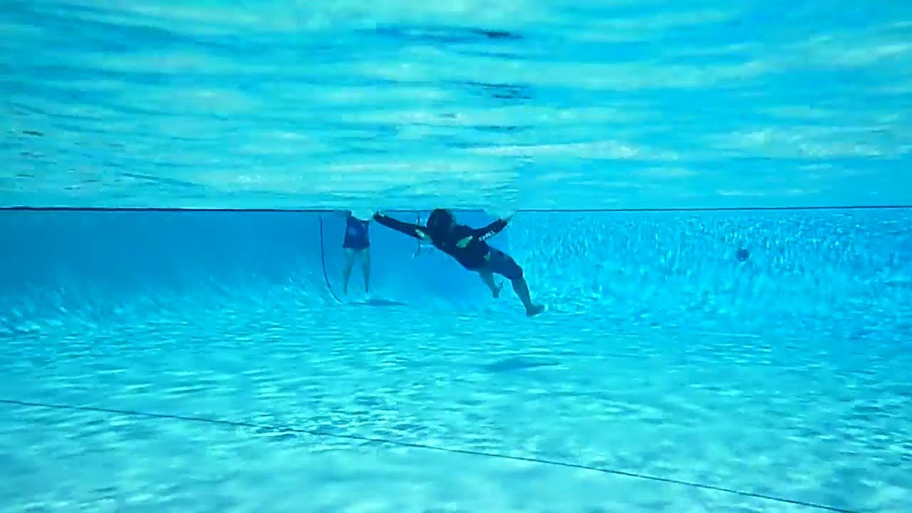 Swimming Calmly from Deep to Shallow - YouTube