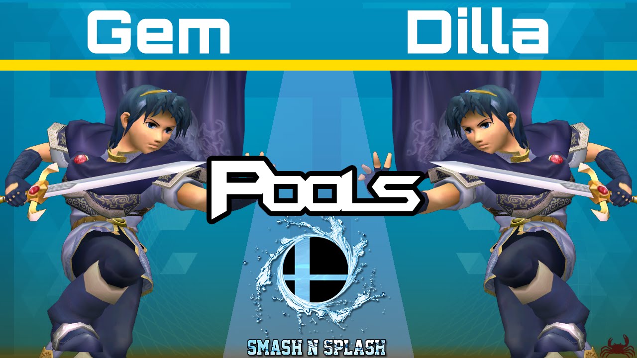SNS - Gem (White Marth) vs Dilla (Marth) - Melee Pools - YouTube
