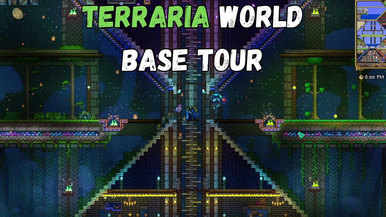 Terraria World Base Tour - All class 2024 - YouTube