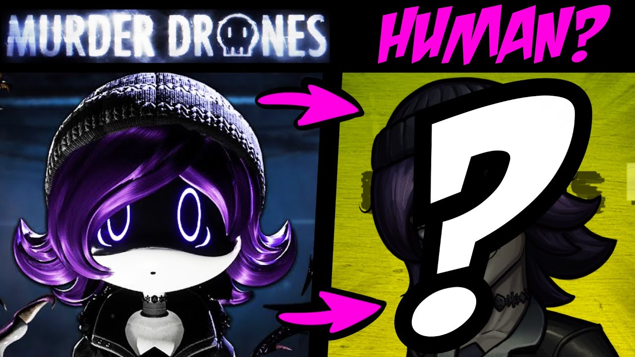 What If MURDER DRONES UZI Was A HUMAN Speedpaint YouTube