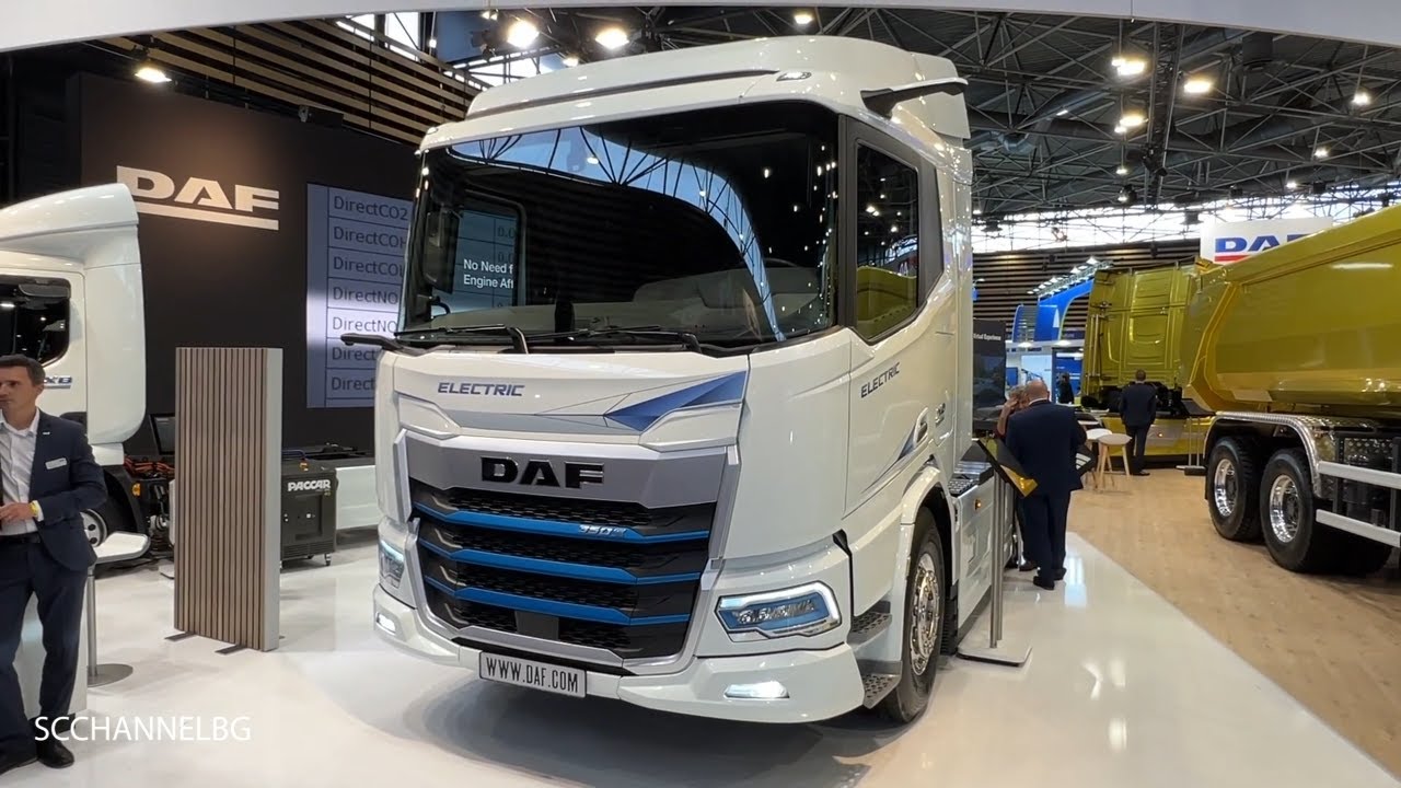 DAF XD 350 FT Electric (2024) Walkaround - Solutrance 2023 Lyon - YouTube