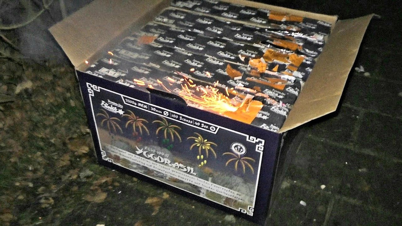 Funke Fireworks: Yggdrasil 100sh - YouTube