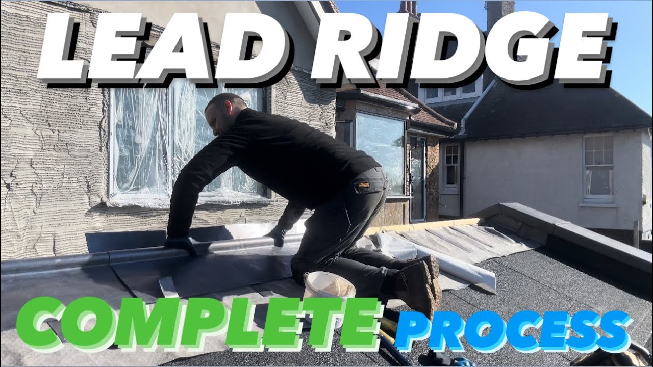Installing Lead Ridge And Saddle Details **COMPLETE PROCESS** - YouTube