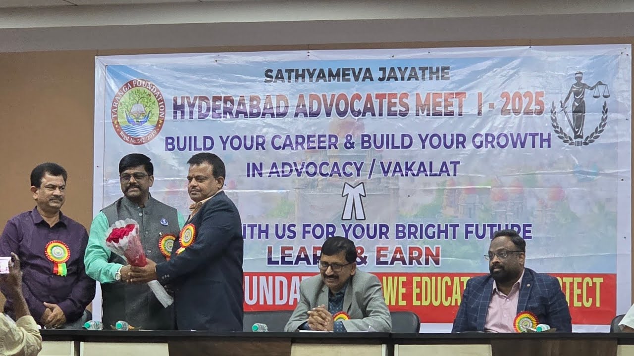 Hyderabad Advocates Meet 1 | Satya Human Rights ️ - YouTube