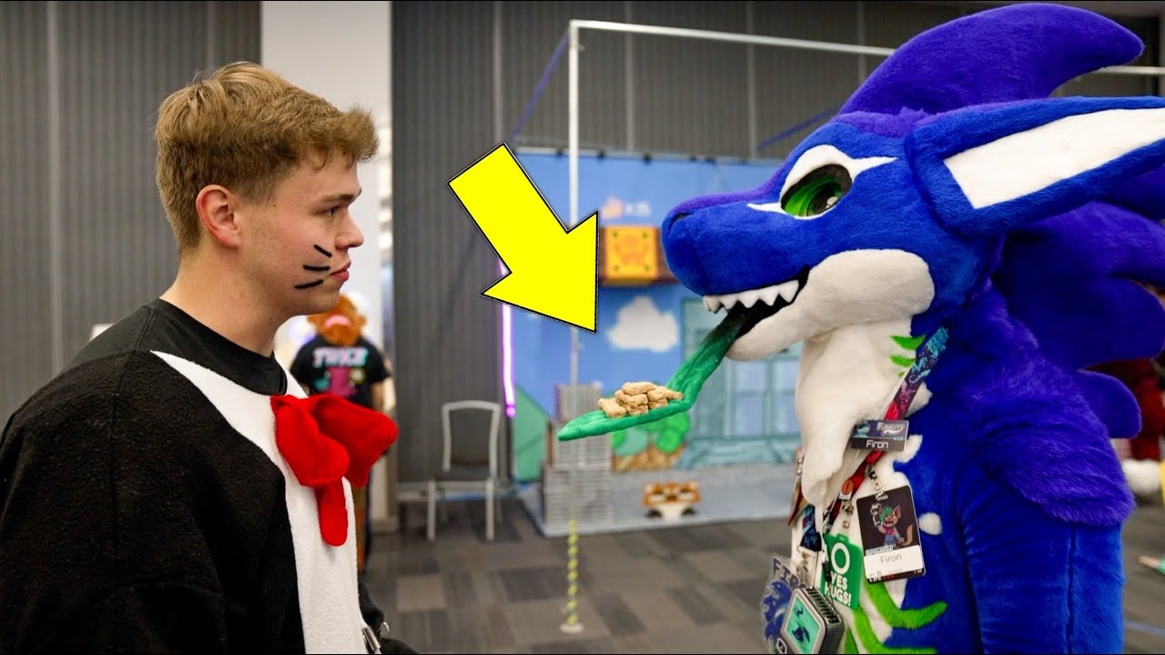 Feeding Furries Dog Treats! - YouTube