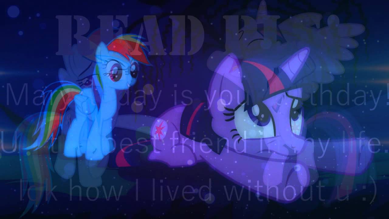HAPPY BIRTHDAY MARY! BLUE BLAST! Mini PMV - Family(TwiDash - Mane6 ...