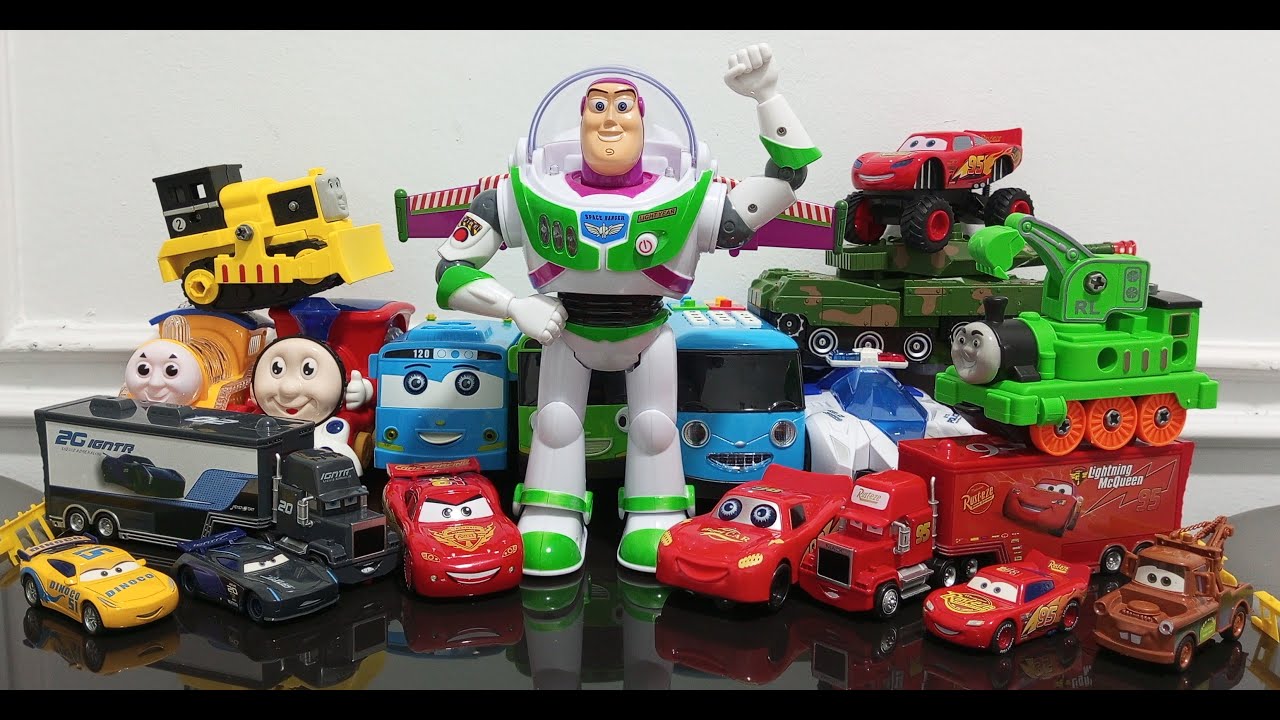 Thomas and Friends, McQueen Cars, Jason storm, Tayo Bus kecil, Buzz ...