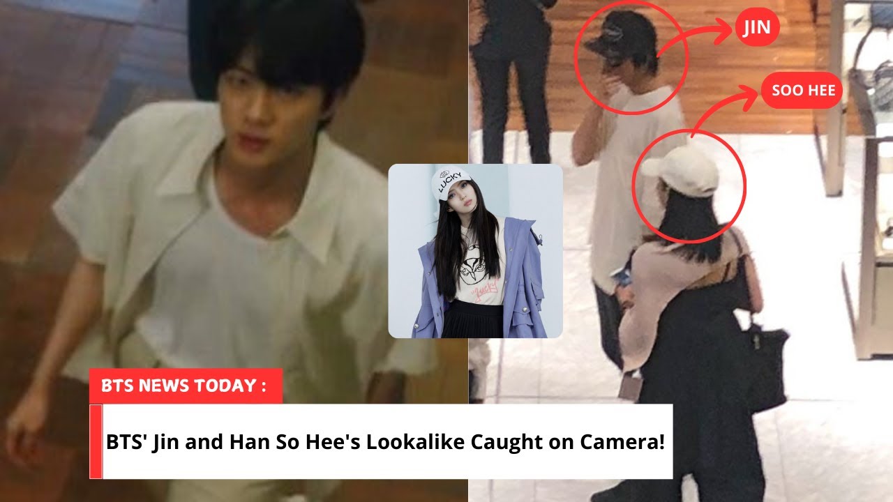 Viral! BTS Jin walks With a Woman, Looks Like Han So Hee, ARMYs Are ...