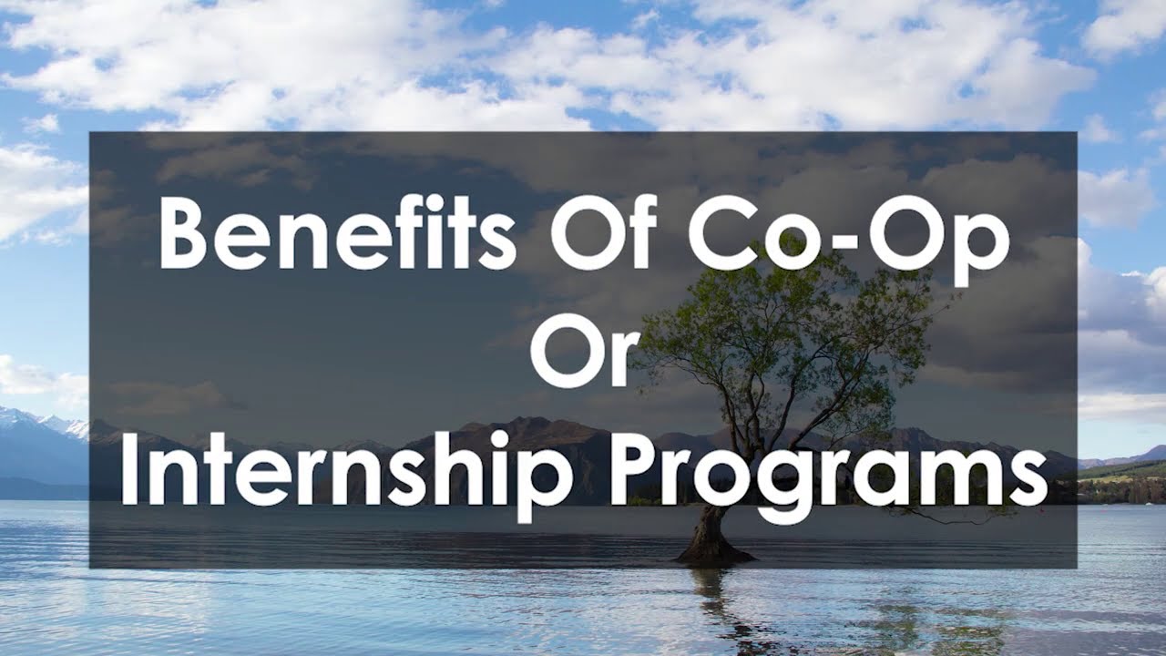 Benefits Of Co Op or Internship Programs | Study Abroad - YouTube
