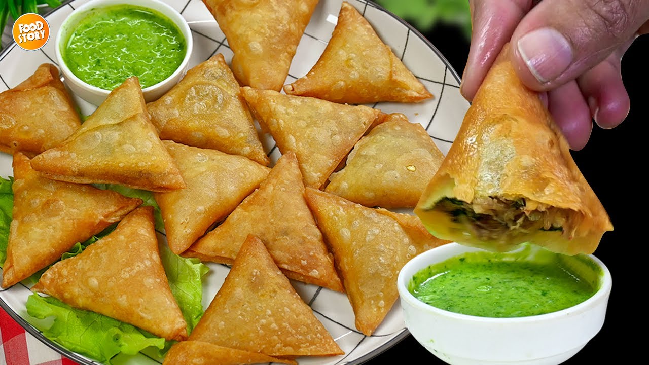Ramadan Special Crispy Chicken Samosa Recipe,New Iftar Recipe by Samina ...