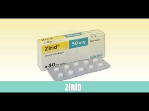 Zirid 50 mg 40 film tablet Nedir Ne için Kullanılır YanEtkileri Nelerdir Neişe yarar#keşfet #tedavis