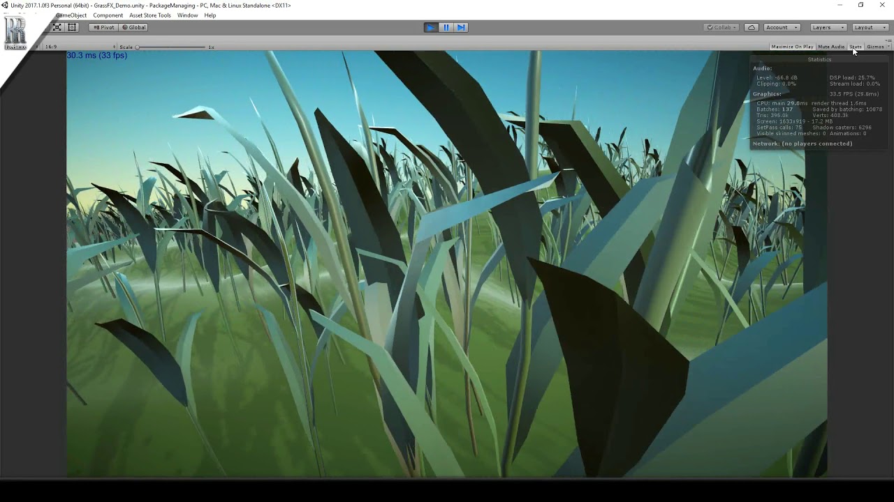GrassFX - Procedural Grass - YouTube