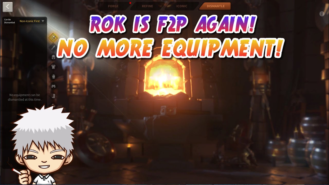RoK is Officially F2P Again! No More Equipment! - YouTube