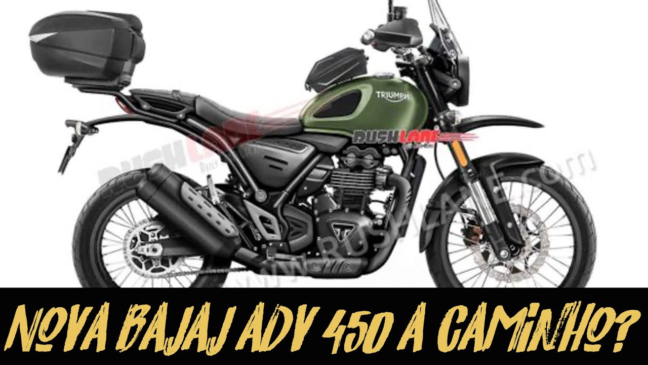 BAJAJ dando seus PULOS? Nova BAJAJ ADV 450 pode estar a caminho - YouTube