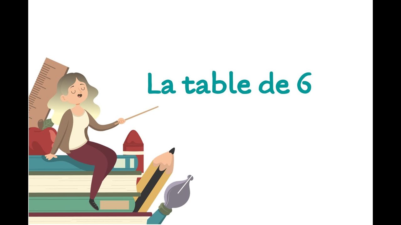 La table de 6 - YouTube