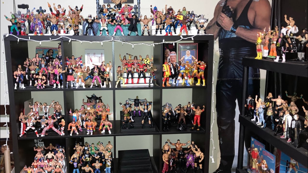 The South Wall! My Full Wrestling Figure collection room tour part 1 ...