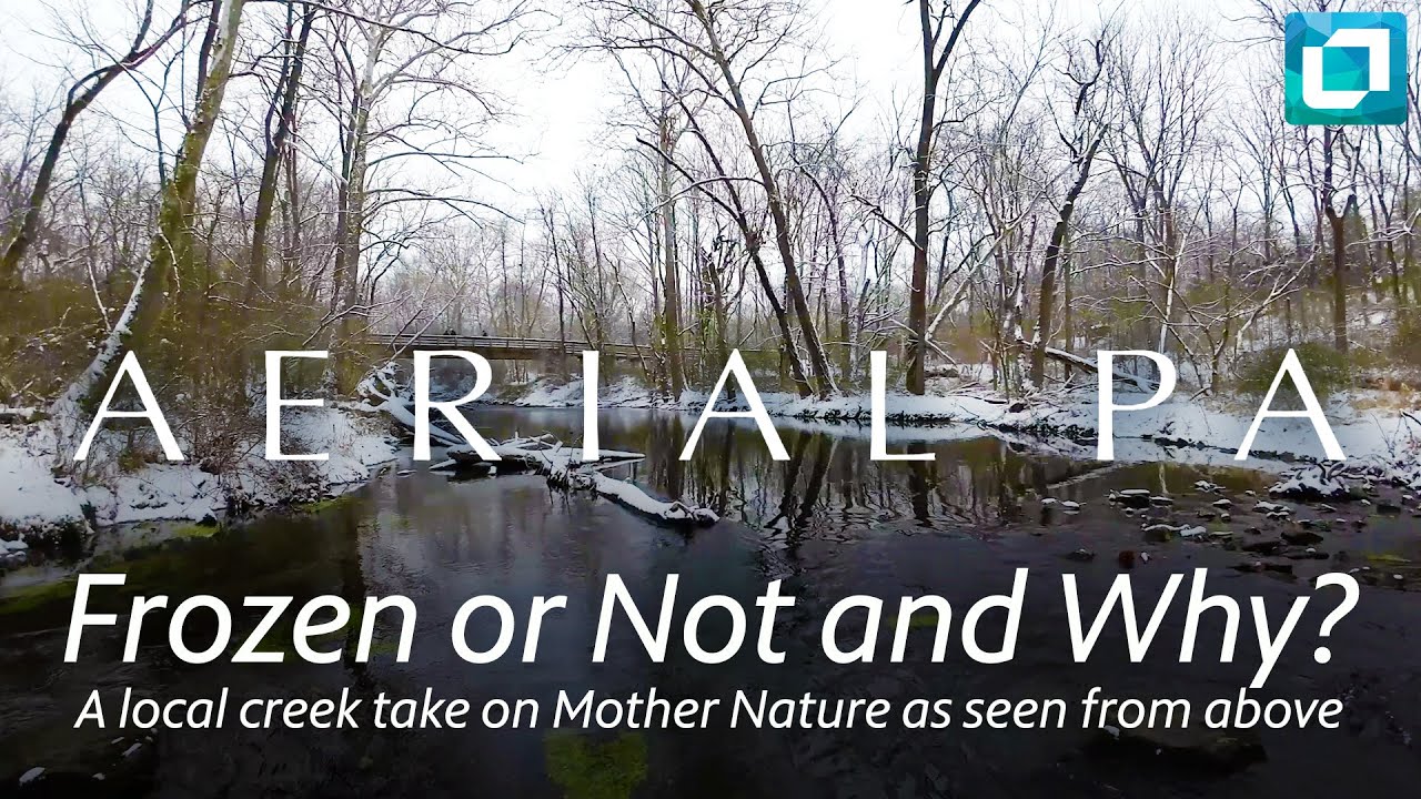 Frozen or Not and Why, local creek take on Mother Nature as seen from ...