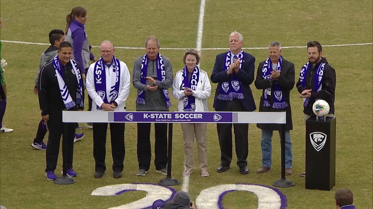 2019 K-State Soccer | Buser Family Park - Ribbon Cutting Ceremony - YouTube