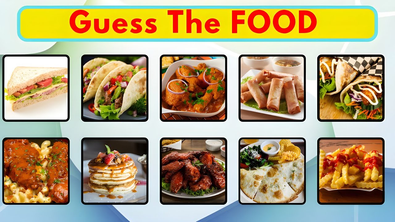 Guess The Food in 3 Seconds 🍕🤔 | 100 Popular Foods & Meals - YouTube
