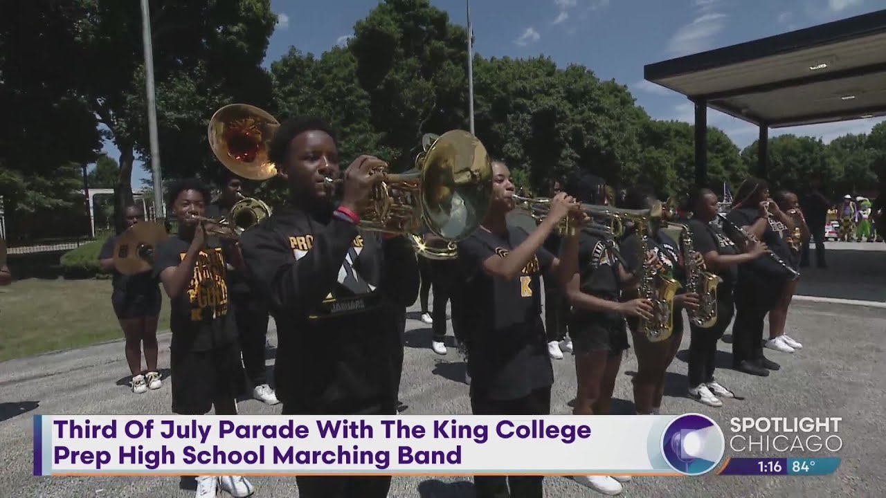 Celebrating Fourth Of July With The King College Prep High School Band ...