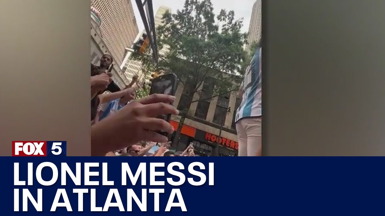 Soccer fans gather to see Lionel Messi | FOX 5 News - YouTube