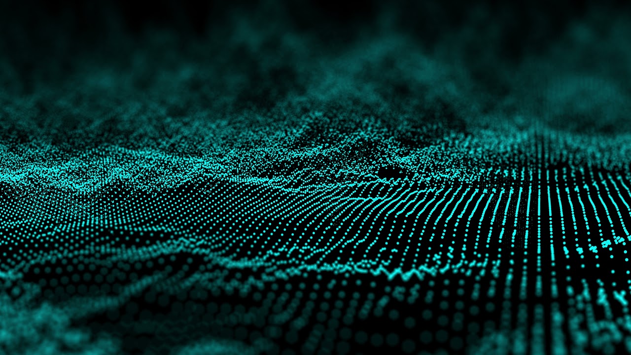 4K Abstract Dark Background With Moving Particles | Free Stock Video ...
