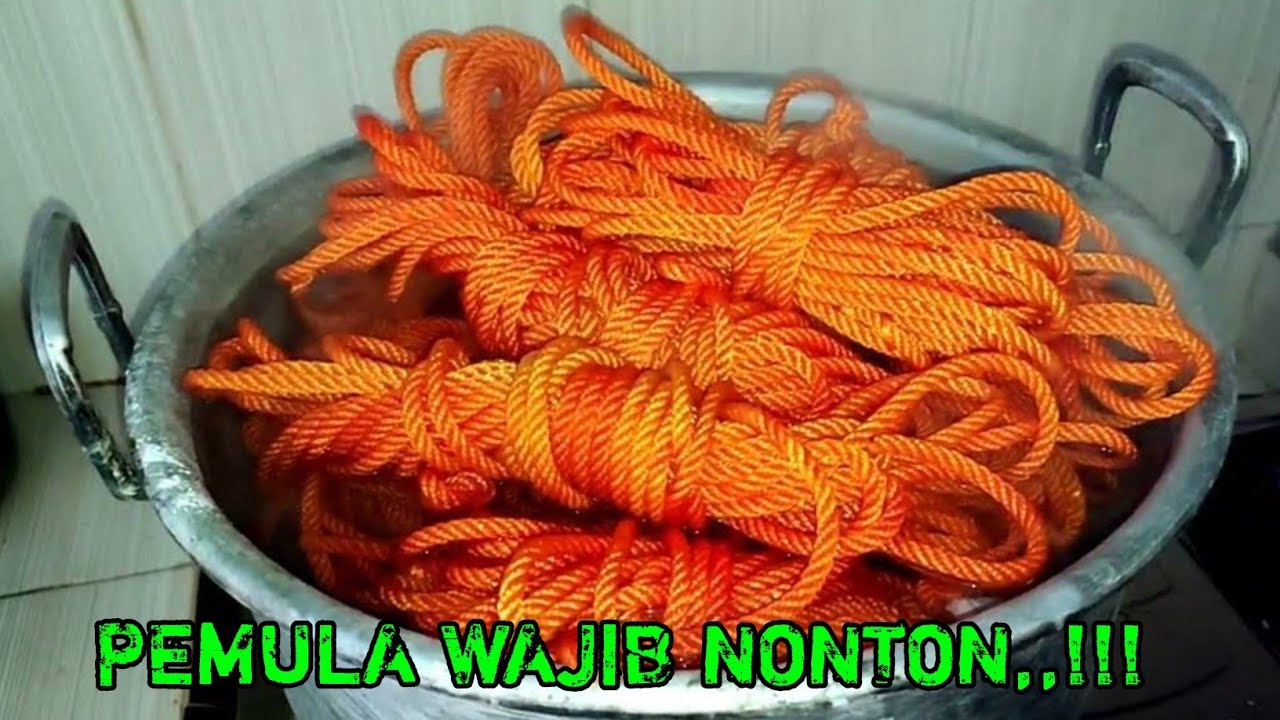 CARA AGAR TALI TAMPAR TIDAK MUDAH PUTUS ATAU MOLOR - YouTube