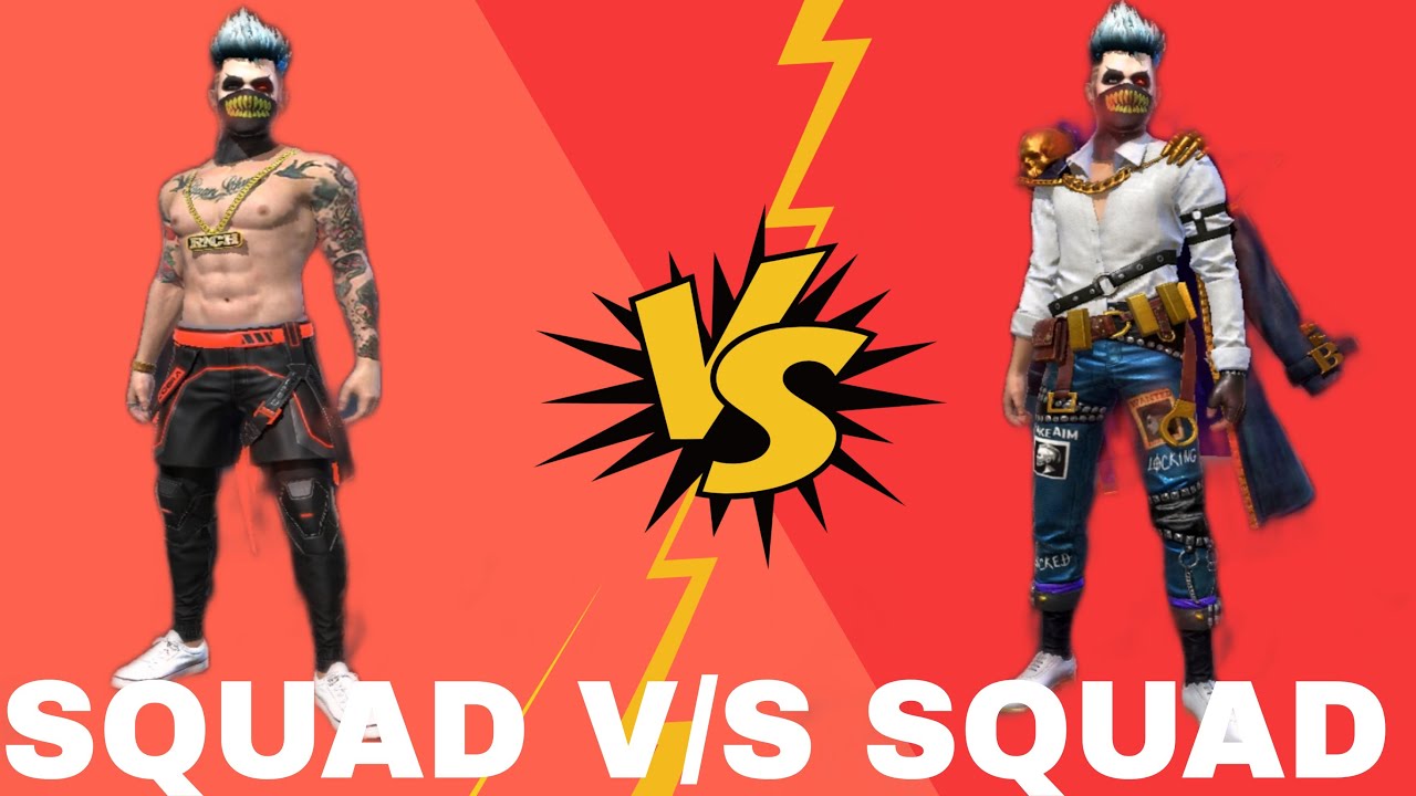 custom game play🎮|SQUAD V/S SQUAD|FREE FIRE garena - YouTube
