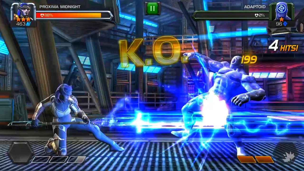 proxima midnight Vs adaptoid || marvel champion || super fight - YouTube