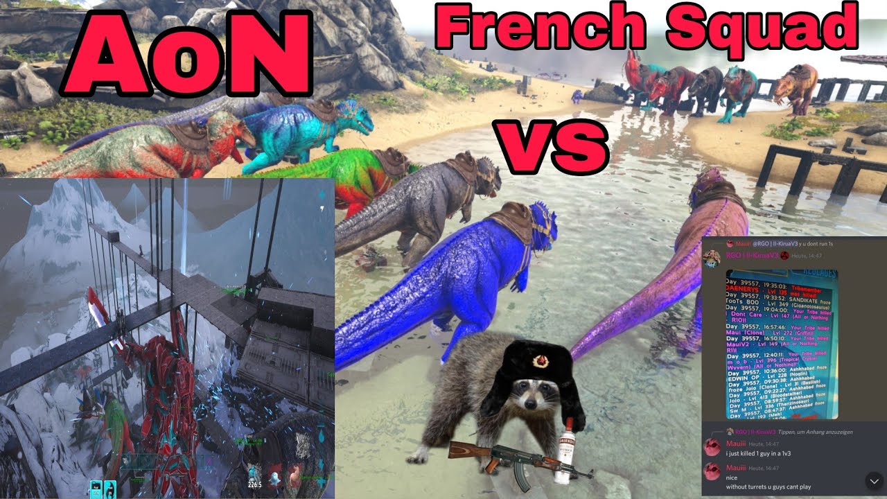 Teaching French Squad how to PvP🔥🥖 | Ark Official PvP - YouTube