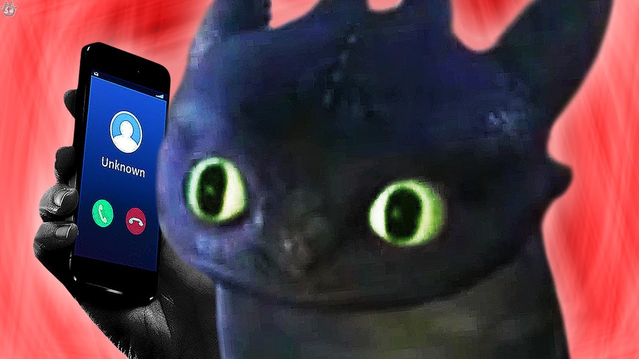 Toothless gets a strange phone call - YouTube