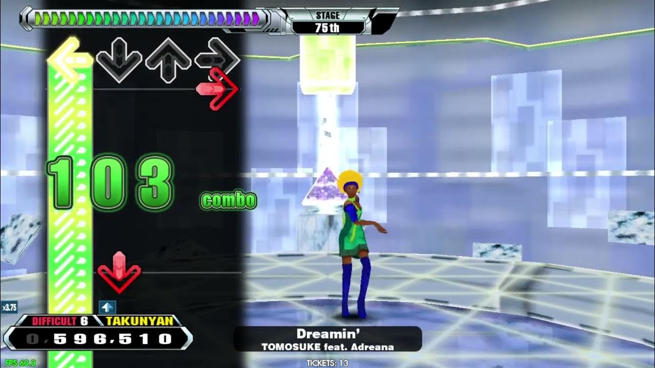 【DDR GRAND PRIX】Dreamin’【DIFFICULT】 - YouTube