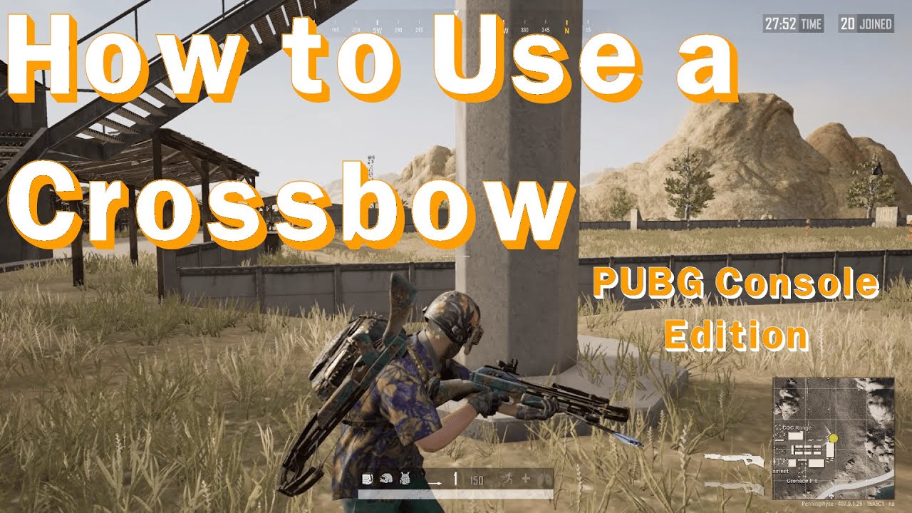 Be More Successful with the Crossbow in PUBG - YouTube