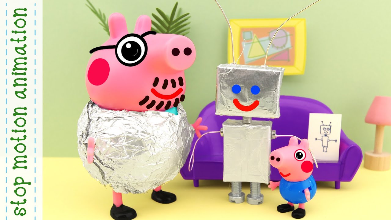 Daddy Pig and George make a robot, Peppa Pig Animation 2020 - YouTube