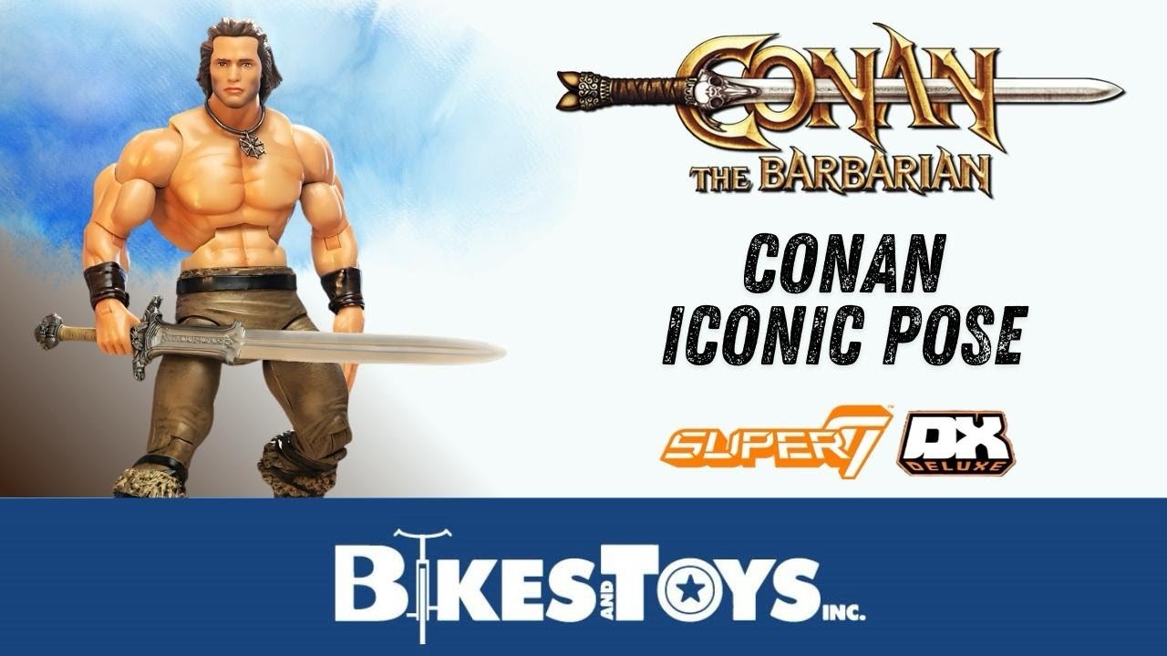 SUPER 7 Deluxe Conan The Barbarian: CONAN (Iconic Pose) Review en ...