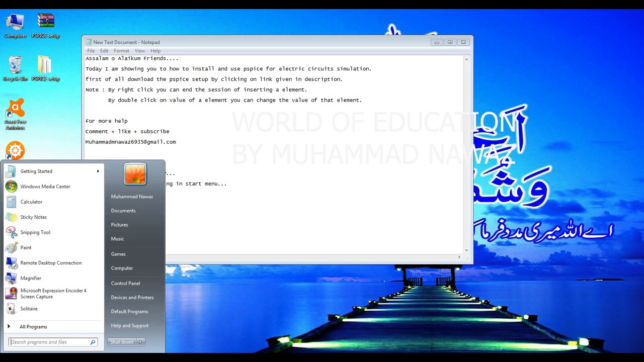HOW TO INSTALL AND USE PSPICE YouTube - YouTube