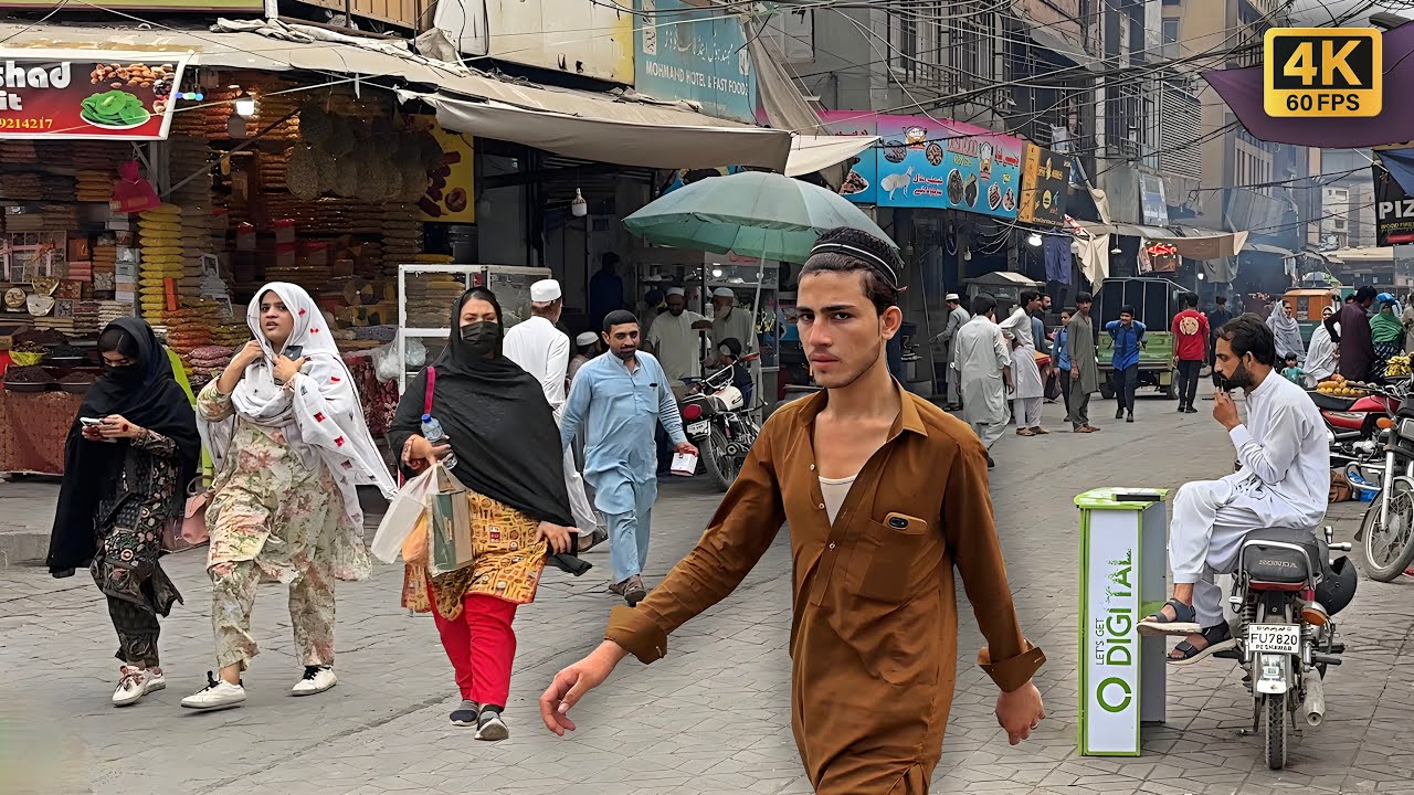 🇵🇰 Sadar Bazar Peshawar, Pakistan - 4K Walking Tour & Captions - YouTube