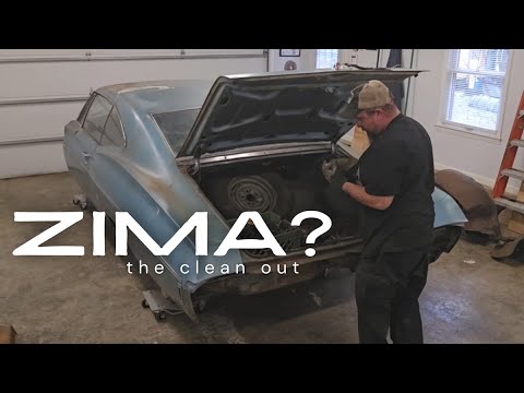 Cleaning out the 1968 Chevy Impala for interior teardown. - YouTube