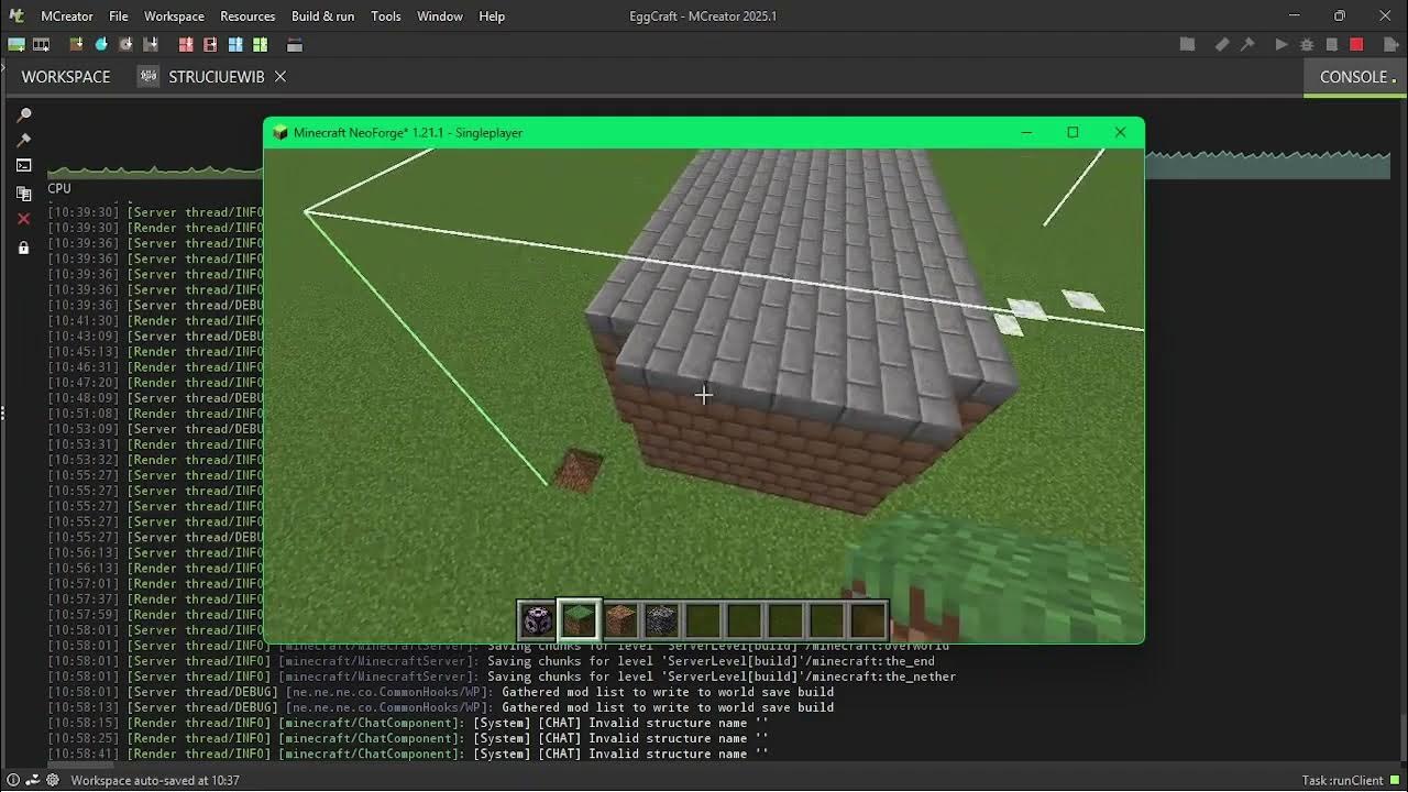 MCreator Tutorial Structures - YouTube